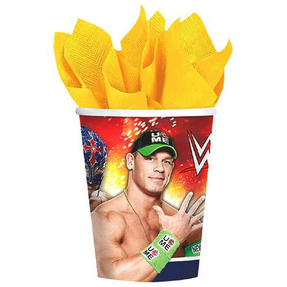 WWE Party 9 oz. Paper Cups (8) - Walmart.com