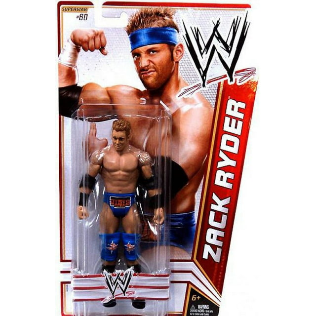 WWE Wrestling Basic Series 22 Zack Ryder Action Figure - Walmart.com