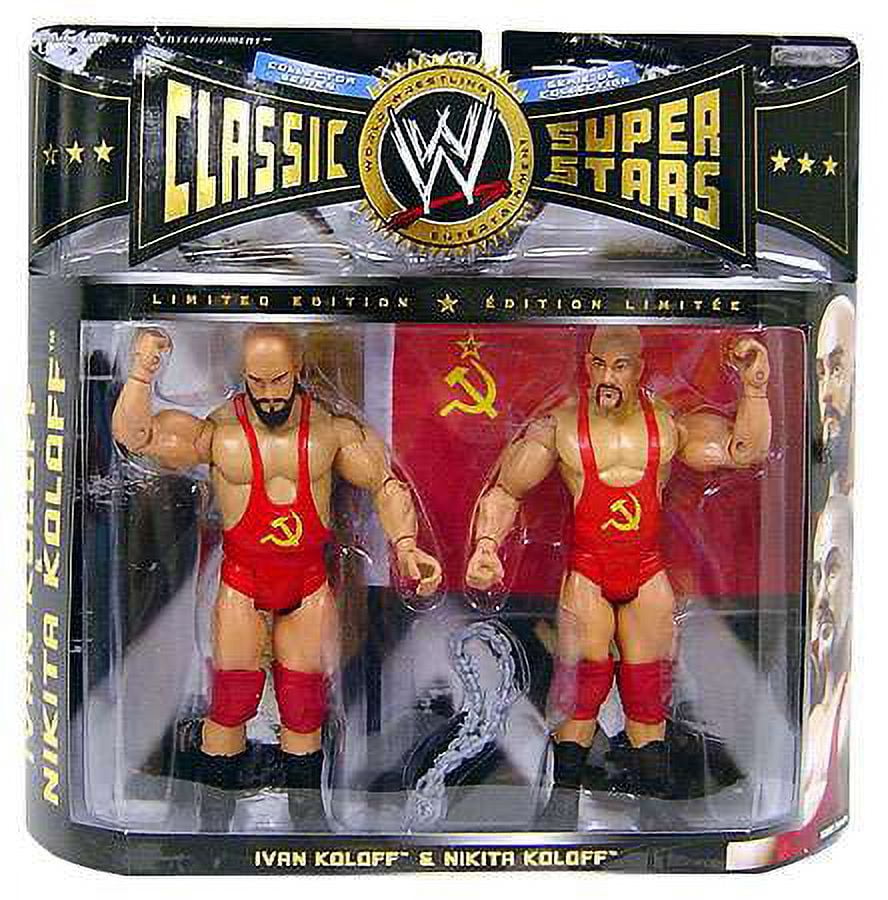WWE Wrestling Classic Superstars Ivan Koloff & Nikita Koloff Action ...