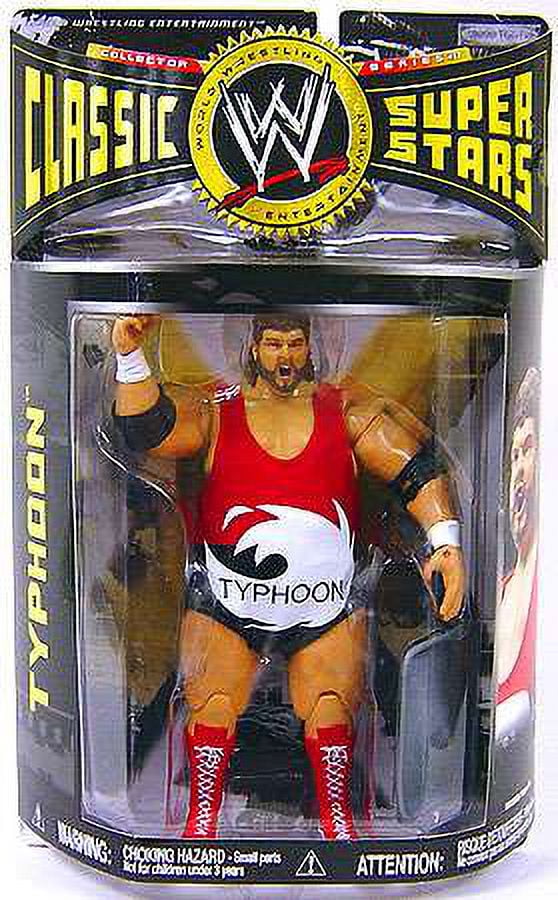 WWE Wrestling Classic Superstars Series 17 Typhoon Action Figure ...