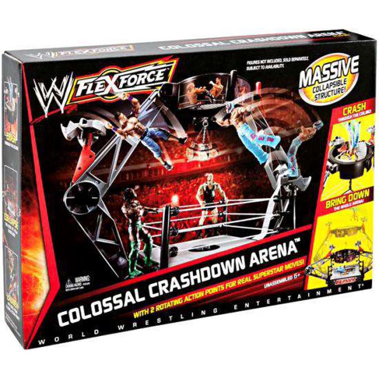 Wwe Raw Arena Playset New Images Of @Mattel's WWE Knuckle Crunchers