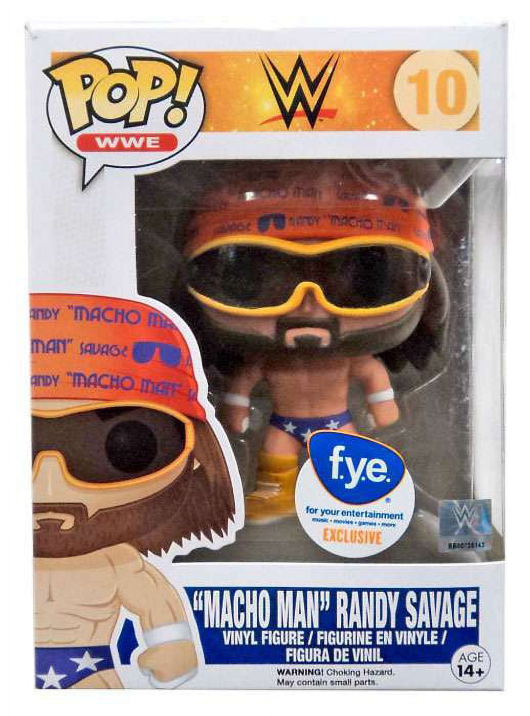 WWE Wrestling Funko POP! Sports Randy Savage Vinyl Figure (Purple ...