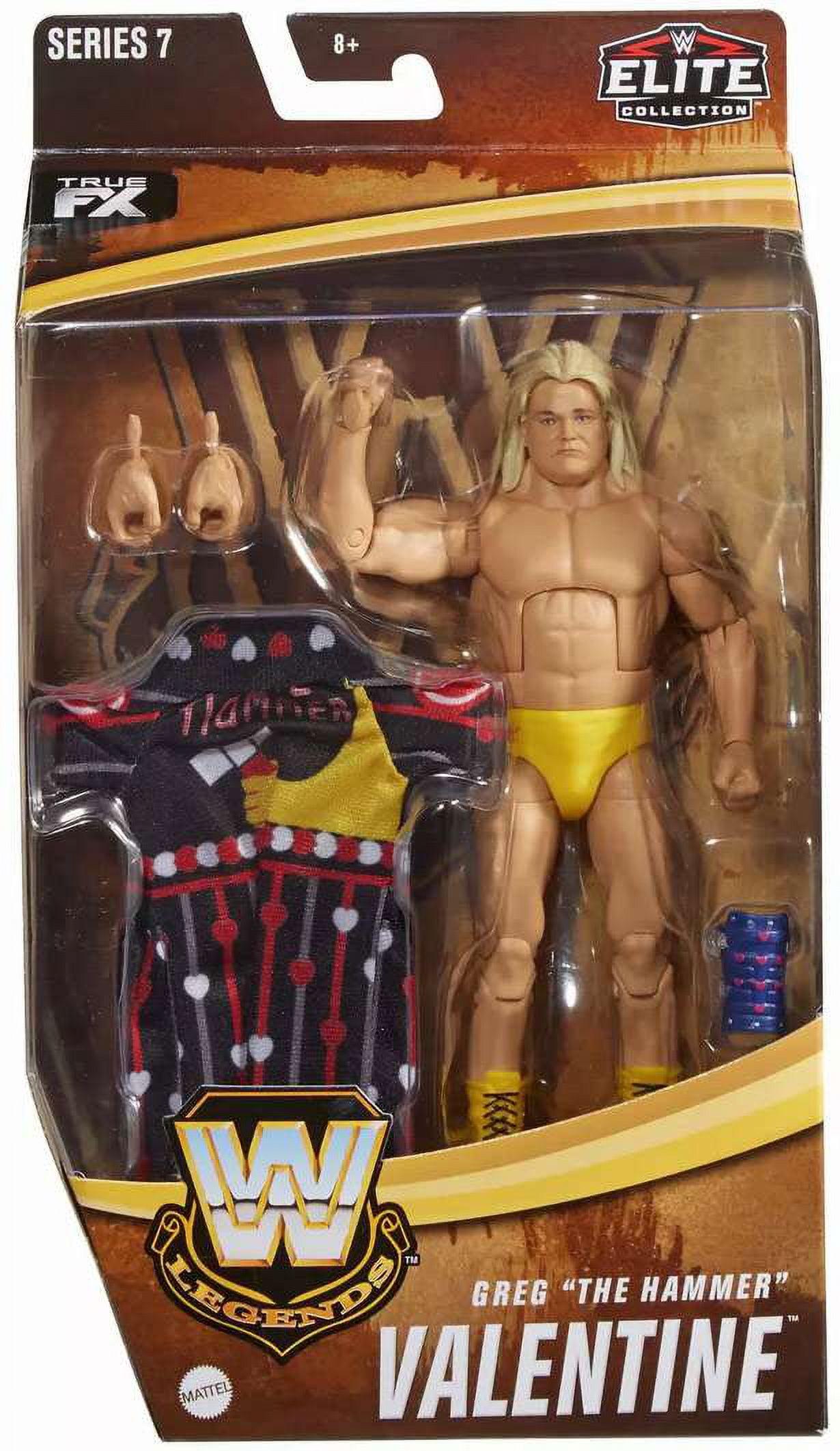 WWE Wrestling Legends Greg Valentine Action Figure (Yellow Trunks ...