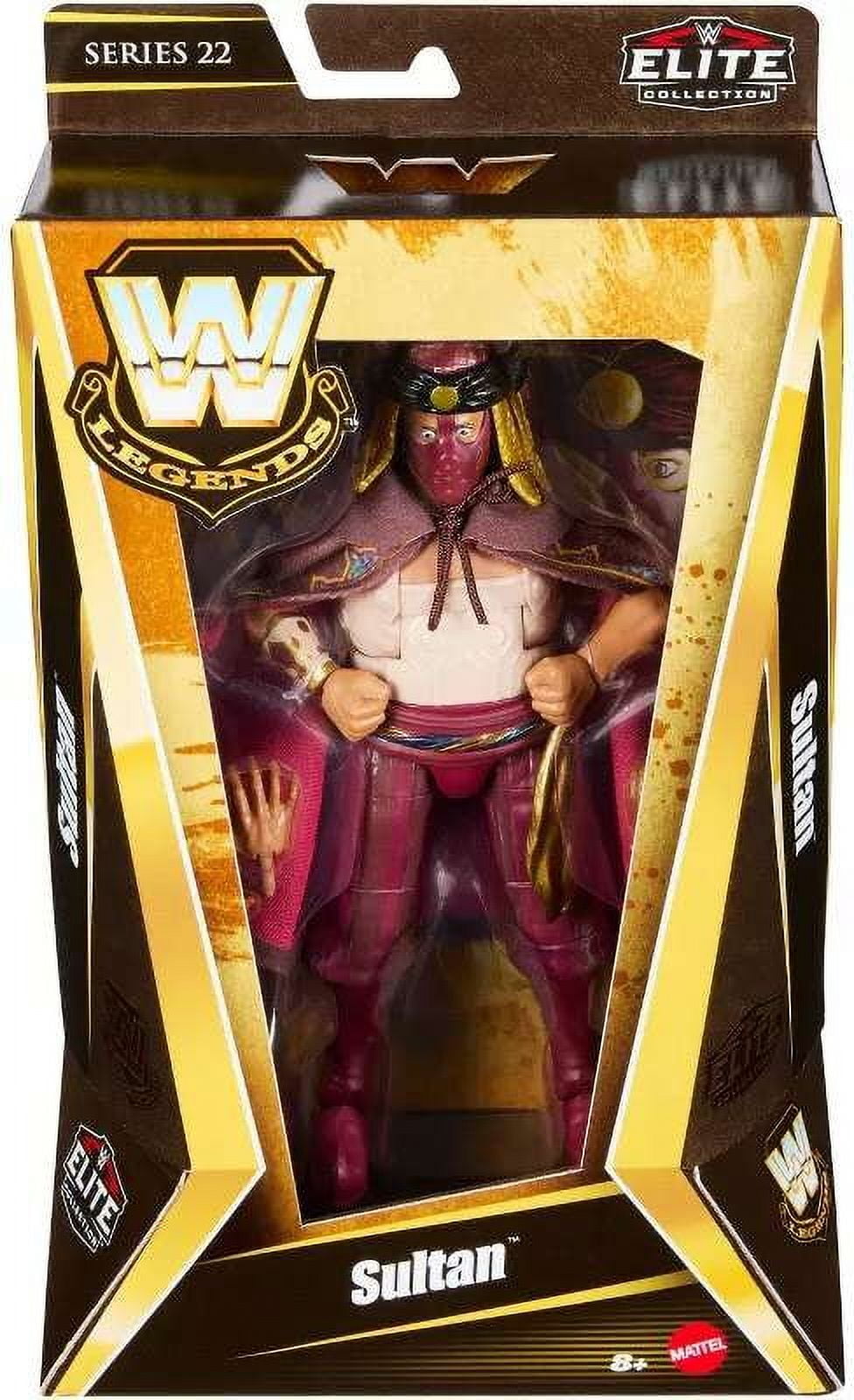 Mattel WWE Wrestling Legends Series 22 Sultan Collectible Action ...