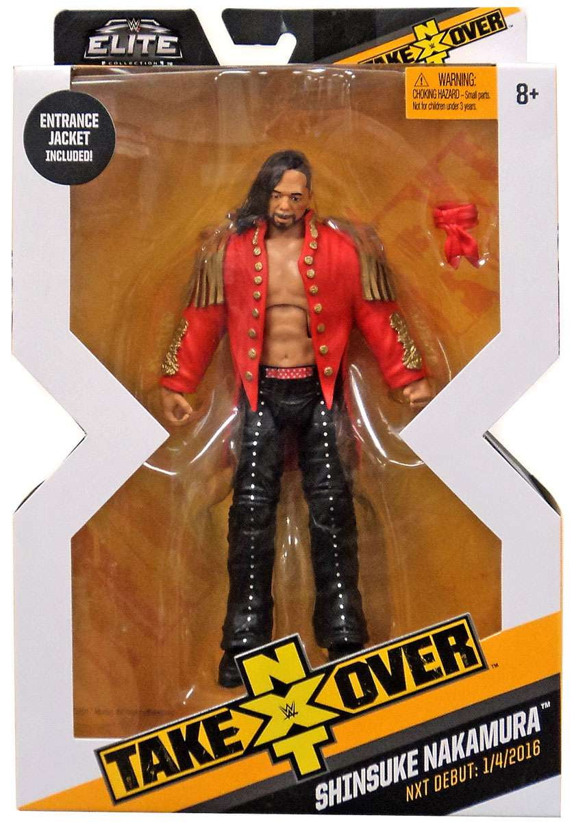 Mattel WWE NXT Takeover Shinsuke Nakamura Action Figure, King of Strong ...