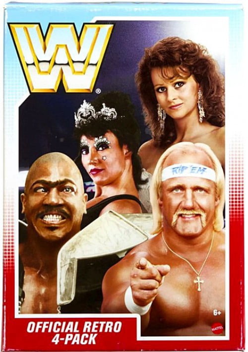 WWE Wrestling Official Retro Hulk Hogan, Miss Elizabeth, Zeus ...