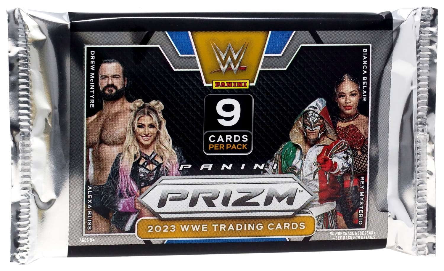 WWE Wrestling Panini 2023 Prizm Trading Card UNDER Pack (9 Cards ...