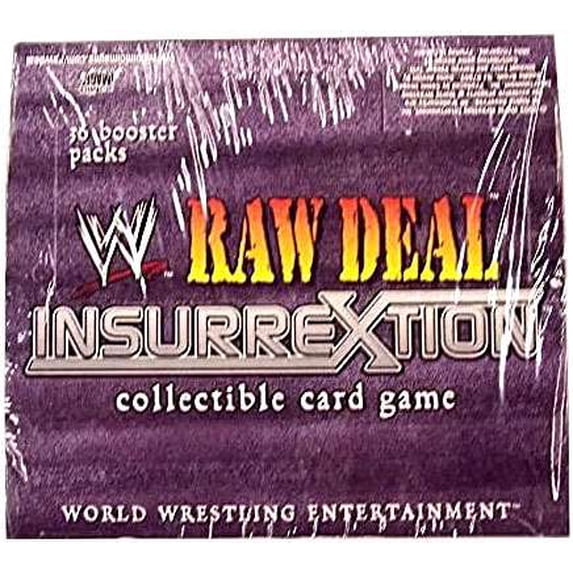 WWE Wrestling Raw Deal Trading Card Game InsurreXtion Booster Box (36 ...