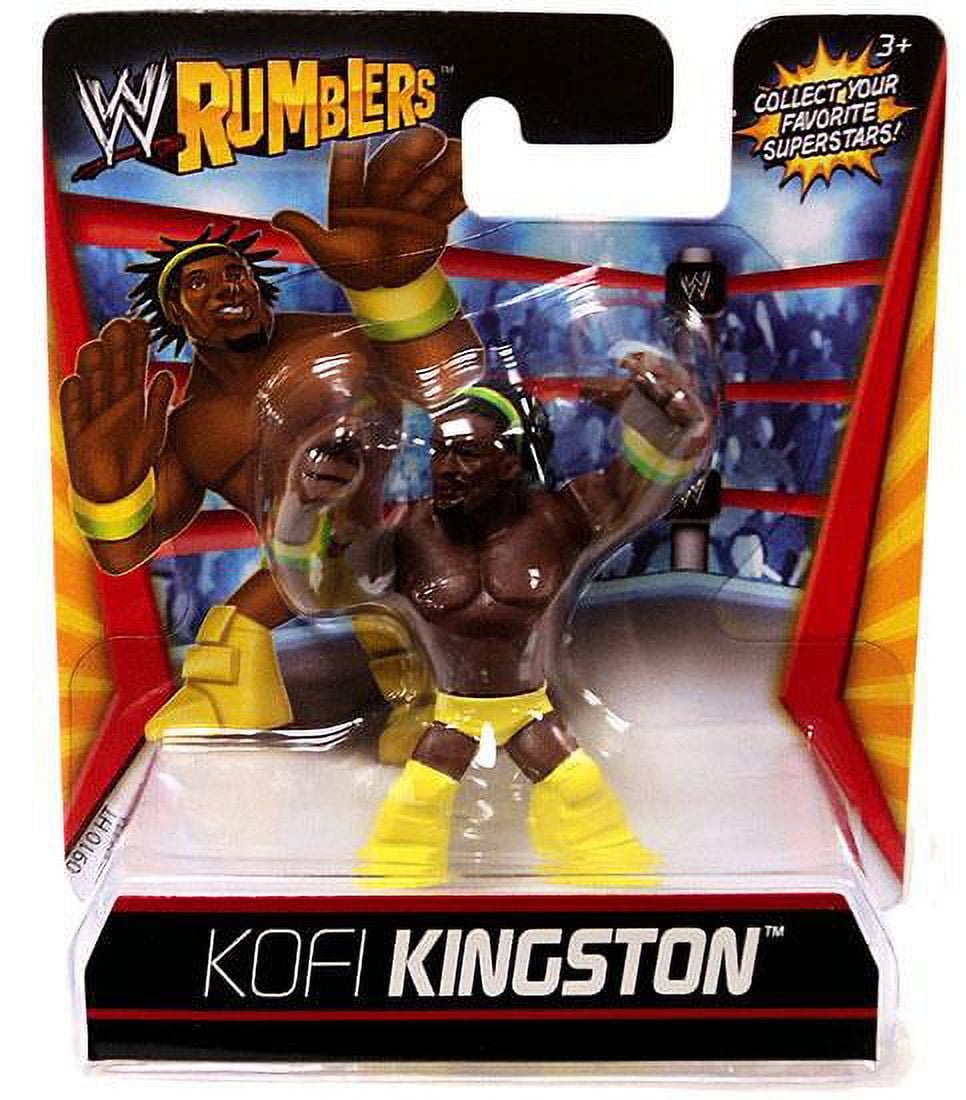 WWE Wrestling Rumblers Series 1 Kofi Kingston Mini Figure [Yellow ...