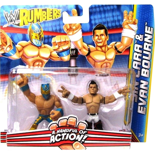 WWE Wrestling Rumblers Series 2, Sin Cara & Evan Bourne Action Toy ...