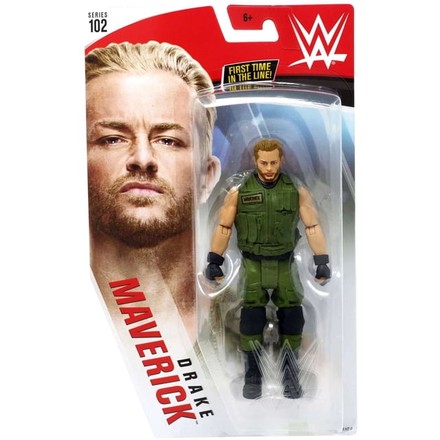 WWE Wrestling Series 102 Drake Maverick Action Figure (Green Attire ...