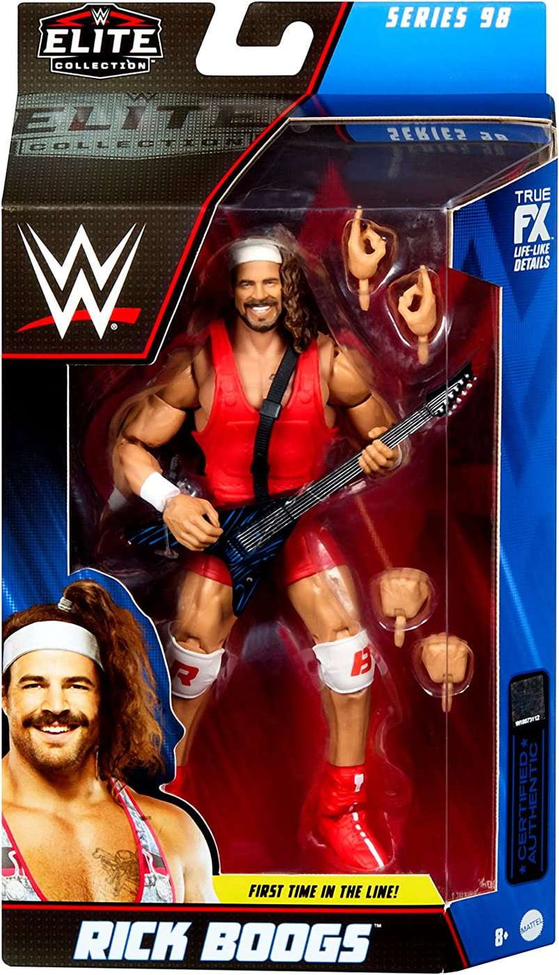 WWE Wrestling Series 98 Rick Boogz Action Figure (Chase Red Gear ...