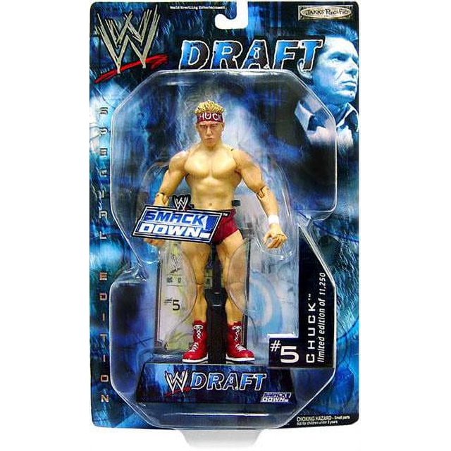 WWE Wrestling Smackdown Draft Chuck Action Figure - Walmart.com