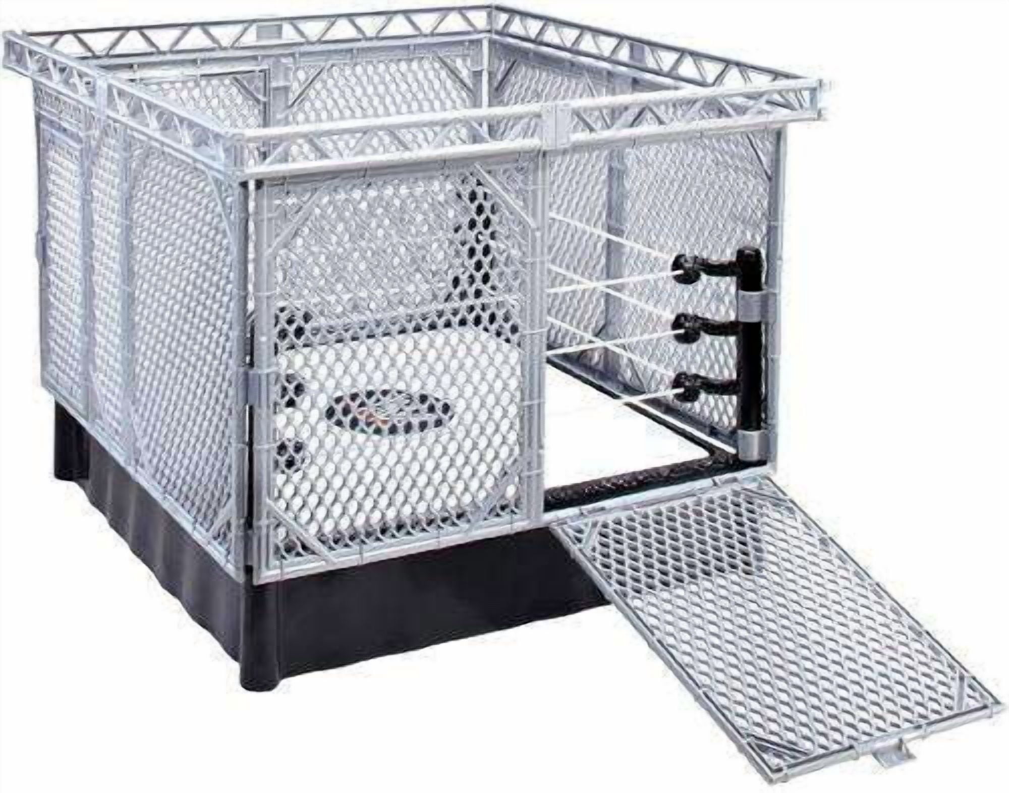 WWE Wrestling Superstar Rings Steel Cage Action Figure Accessory ...