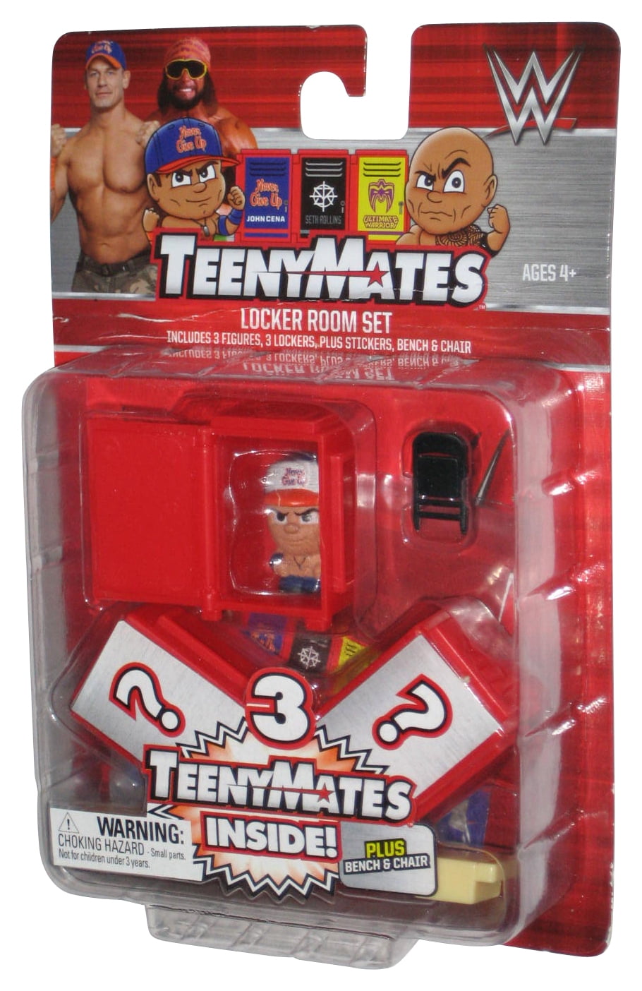WWE Wrestling TeenyMates (2017) John Cena Locker Room Set Mini Figure ...
