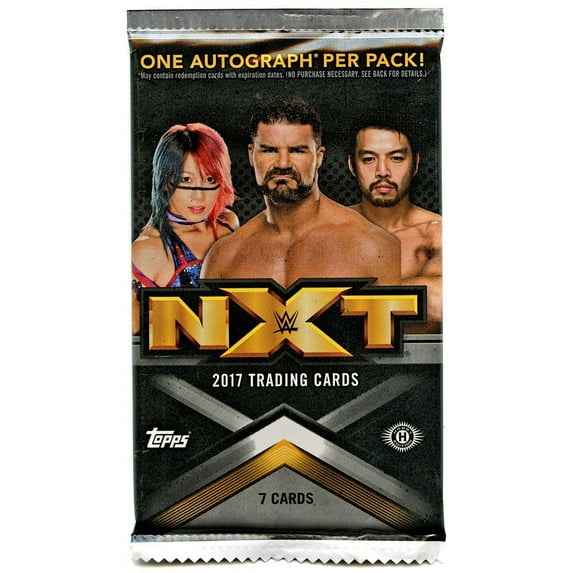 WWE Wrestling Topps 2017 NXT Trading Card HOBBY Pack - Walmart.com