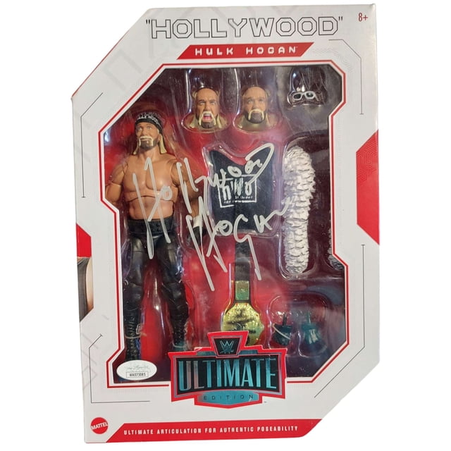 WWE Wrestling Ultimate Edition Hulk Hogan Action Figure (Autograph ...
