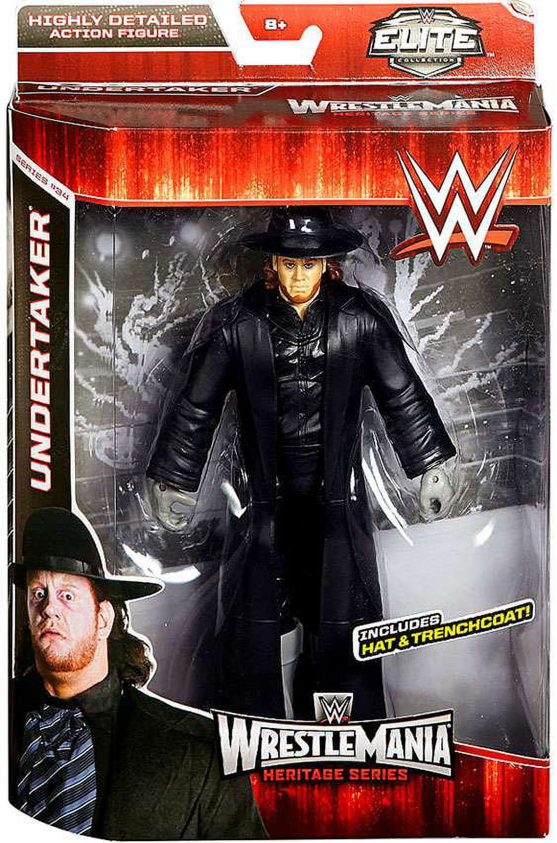 WWE Wrestling WrestleMania 31 Heritage Undertaker Action Figure (Hat ...