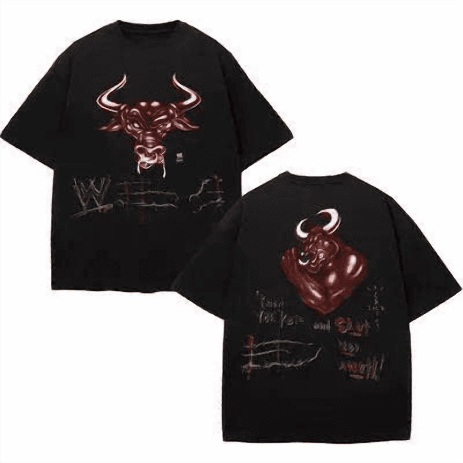 WWE x Cactus Jack The Rock Know Your Role T-Shirt,Black Color,Size XL ...