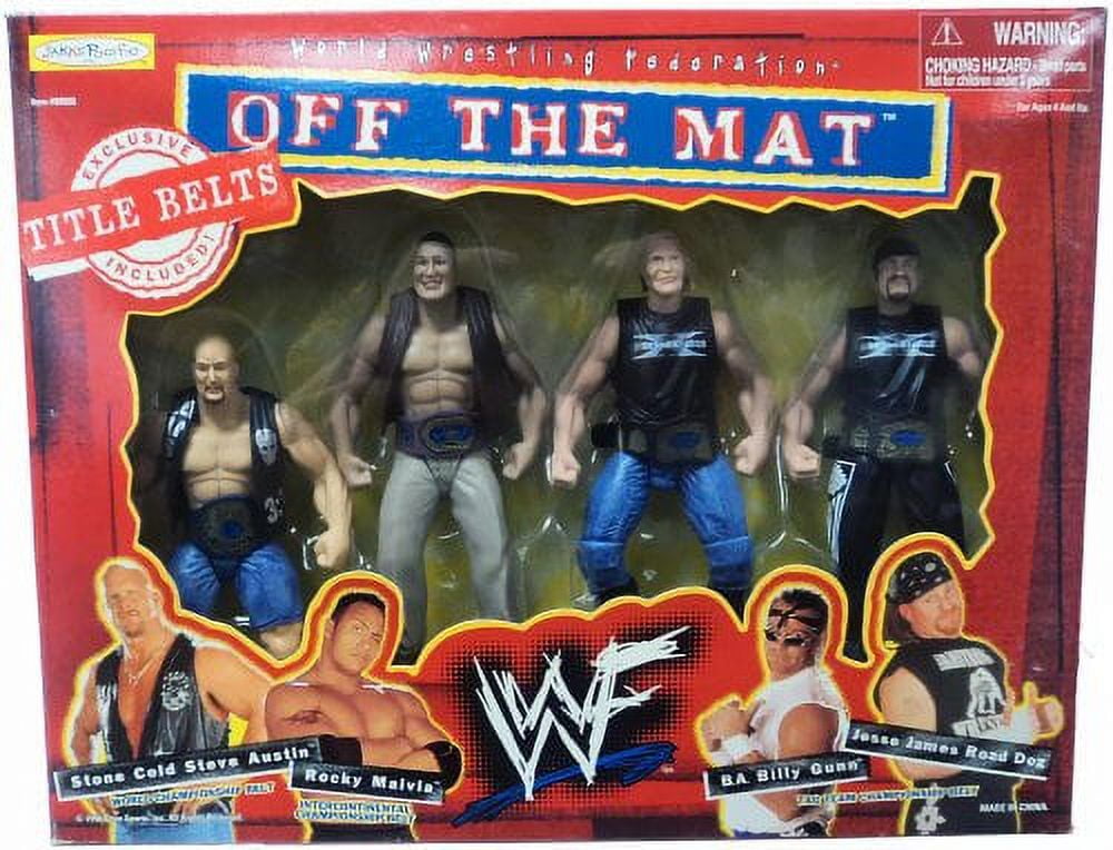 WWF Off the Mat Stone Cold Steve Austin, Rocky Maivia, B.A. Billy Gunn ...