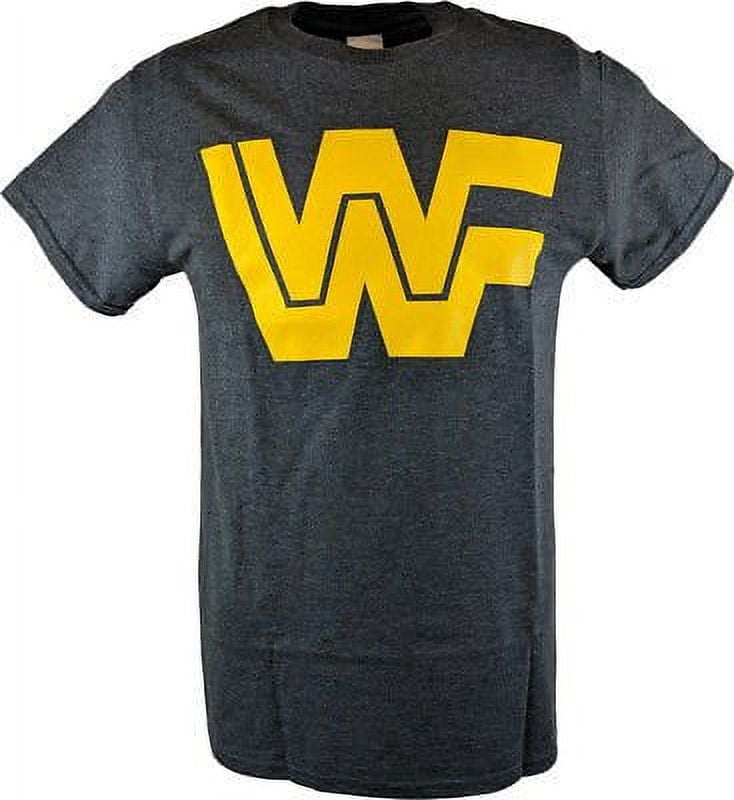 WWF Old School Yellow Logo Mens Gray T-shirt S - Walmart.com