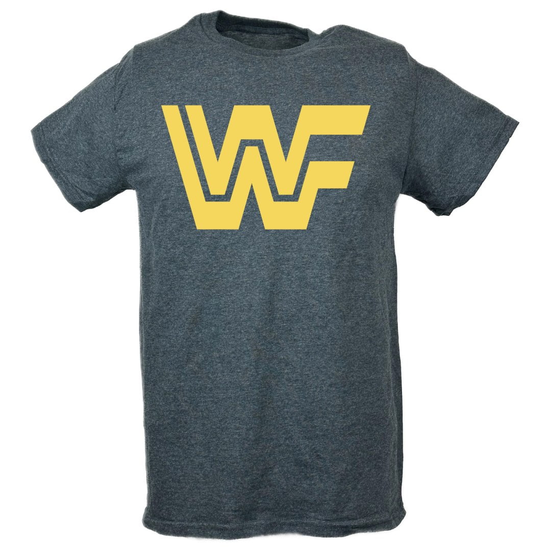 WWF Old School Yellow Logo Mens Gray T-shirt XL - Walmart.com