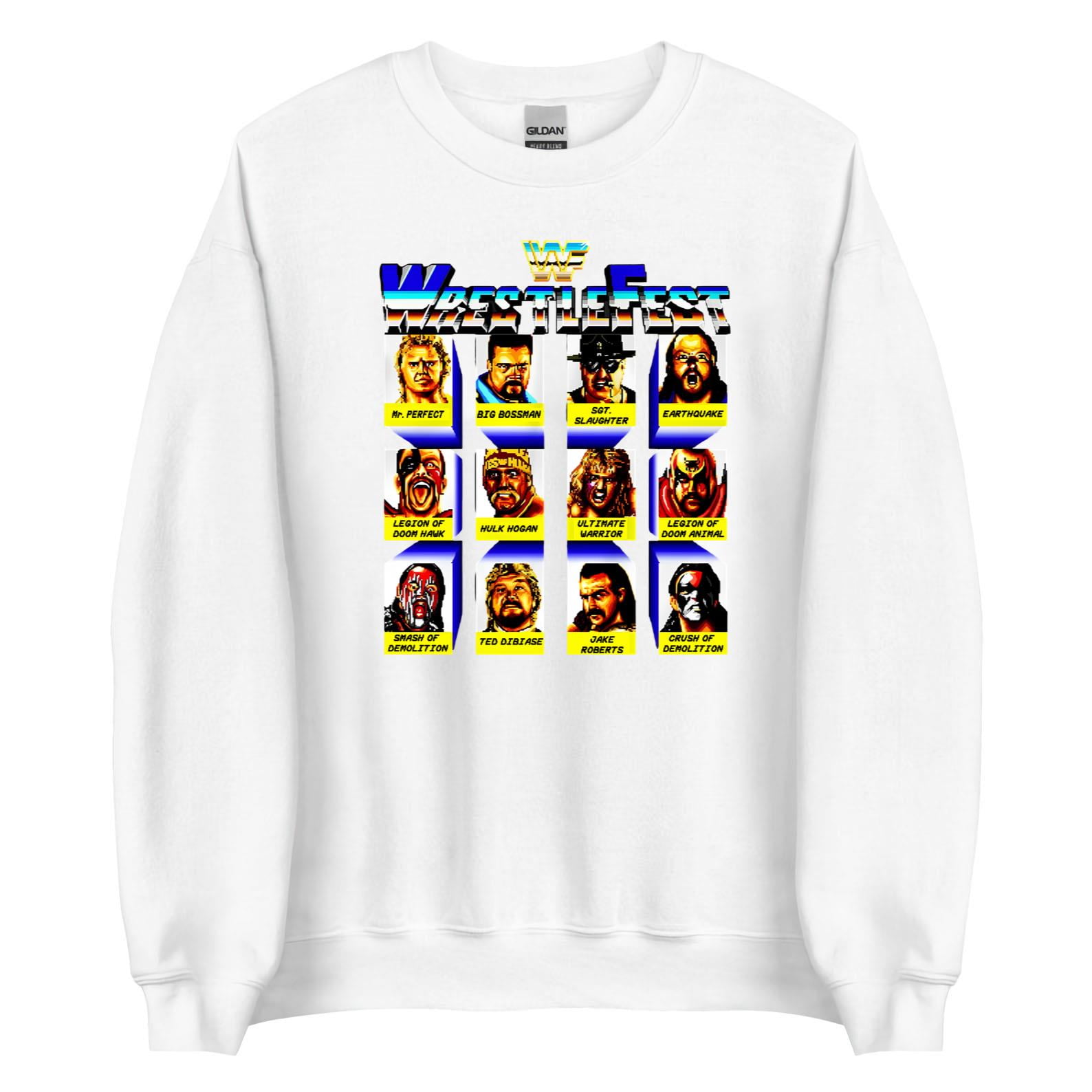 WWF WWE WrestleFest 1990's Arcade Video Game Reprint vtg Retro T-Shirt ...