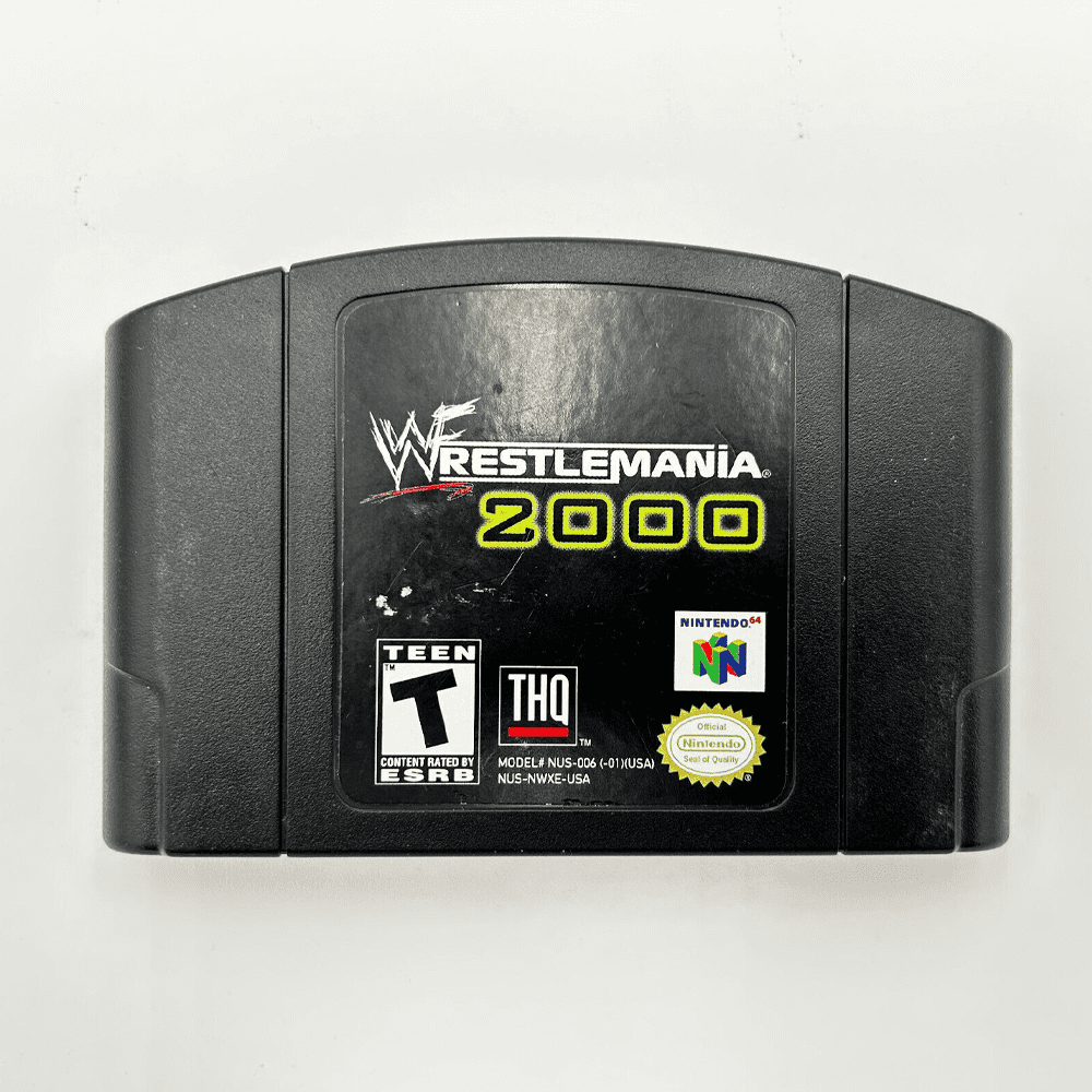 WWF WrestleMania 2000 Games Cartridge Card for N64 US Version - Walmart.com