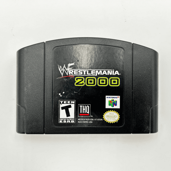 WWF WrestleMania 2000 N64 Game,US Version - Walmart.com