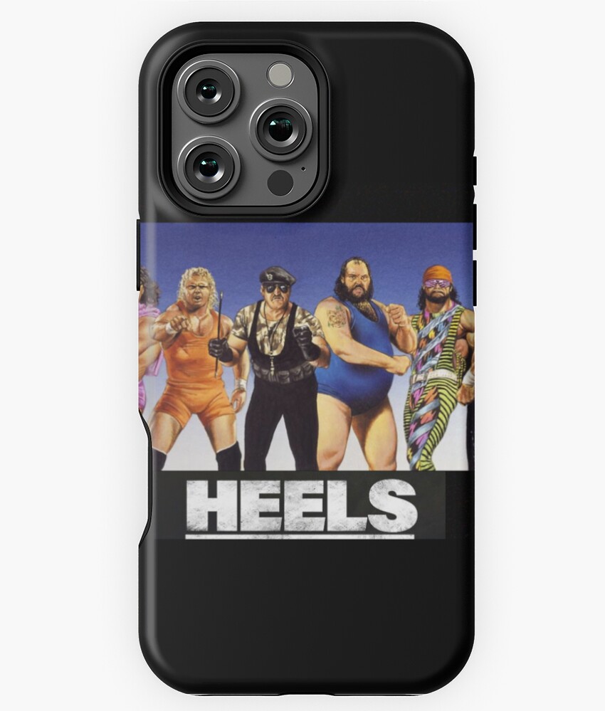 WWF Wrestling Heels Retro Villains Art Phone Case for iPhone 16 15 14 ...