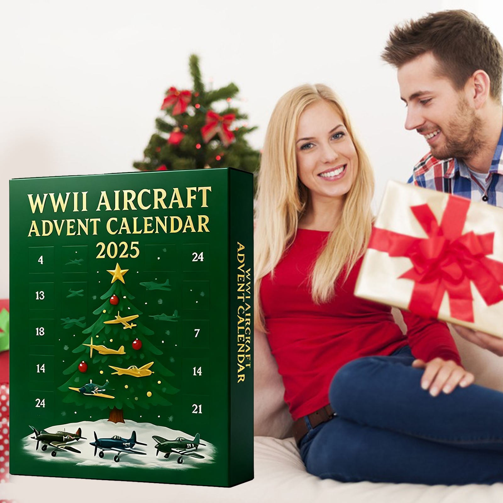 WWII Aircraft Advent Calendar 1PC – 24 Days of Mini Warbirds, Daily ...