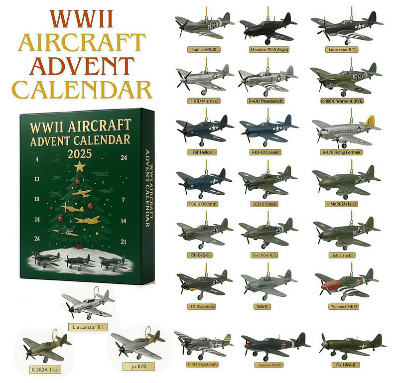 WWII Aircraft Advent Calendar 2025 – 24 Days of Iconic Warbirds ...
