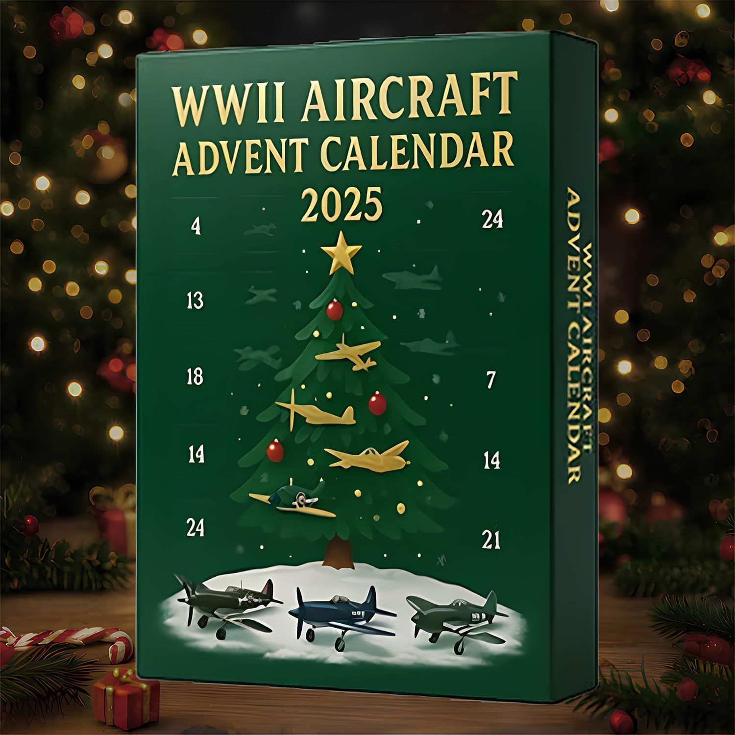 WWII Aircraft Advent Calendar - 24 Days of Warbirds Countdown Box ...