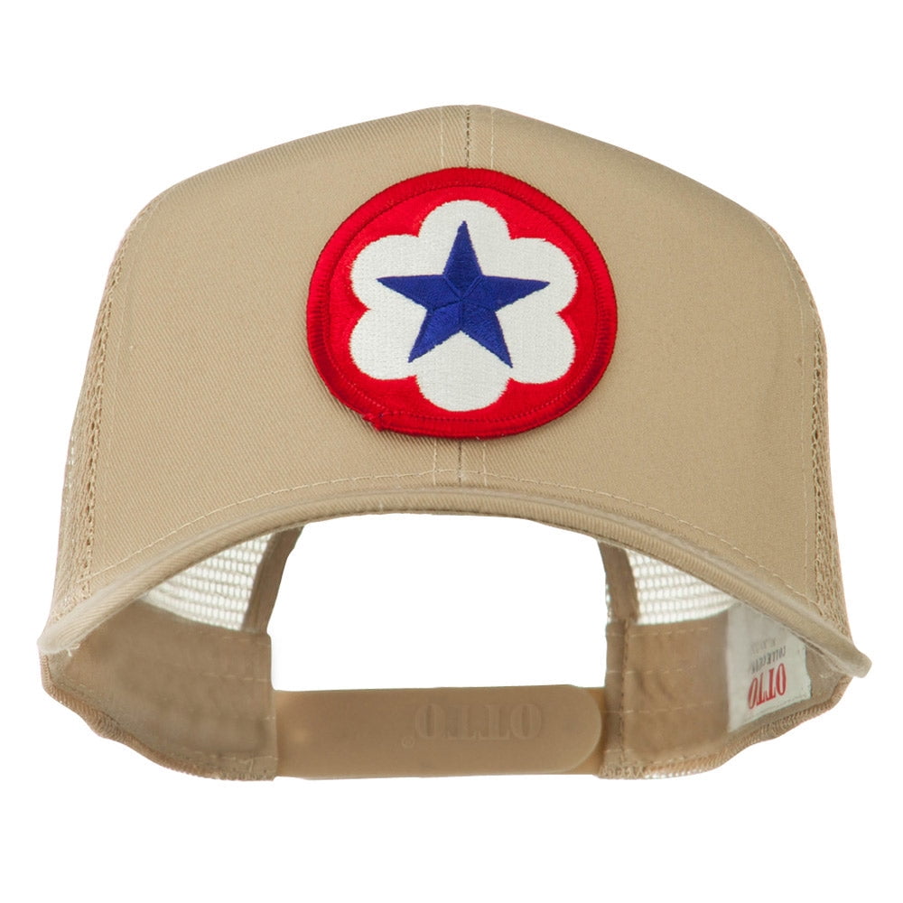 WWII Army Service Forces Patched Mesh Back Cap - Khaki OSFM - Walmart.com