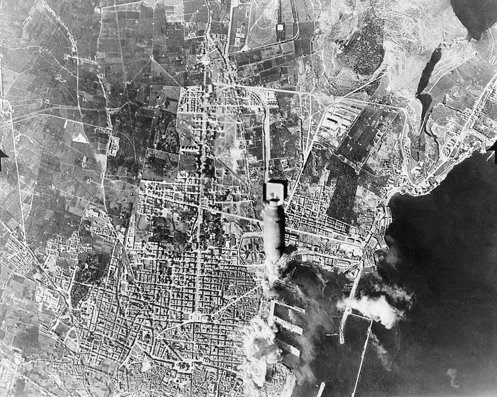 WWII B-17 Flying Fortress Bombing Sicily Style -1 - 24x36 Inch Glossy Laminated Aviation Poster ...