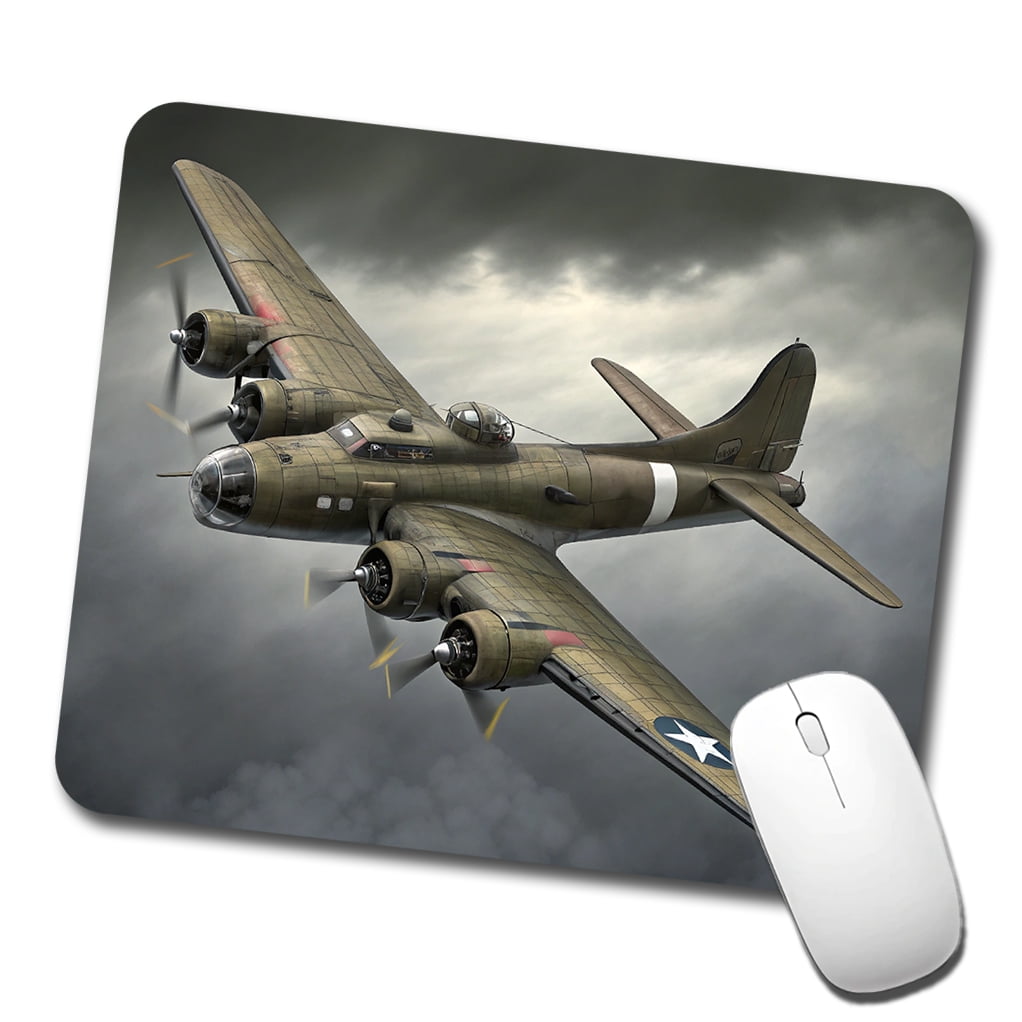 WWII B-17 Flying Fortress Heavy Bomber US Air Force Mouse Pad Low ...