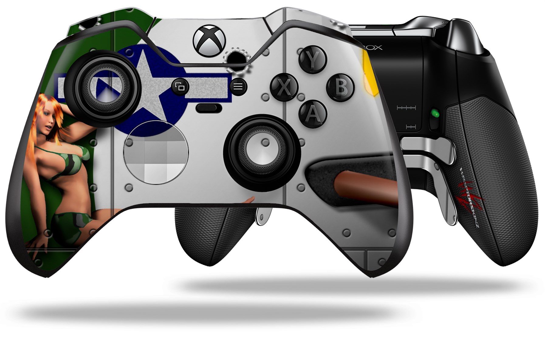 WWII Bomber War Plane Pin Up Girl - Decal Style Skin fits Microsoft ...