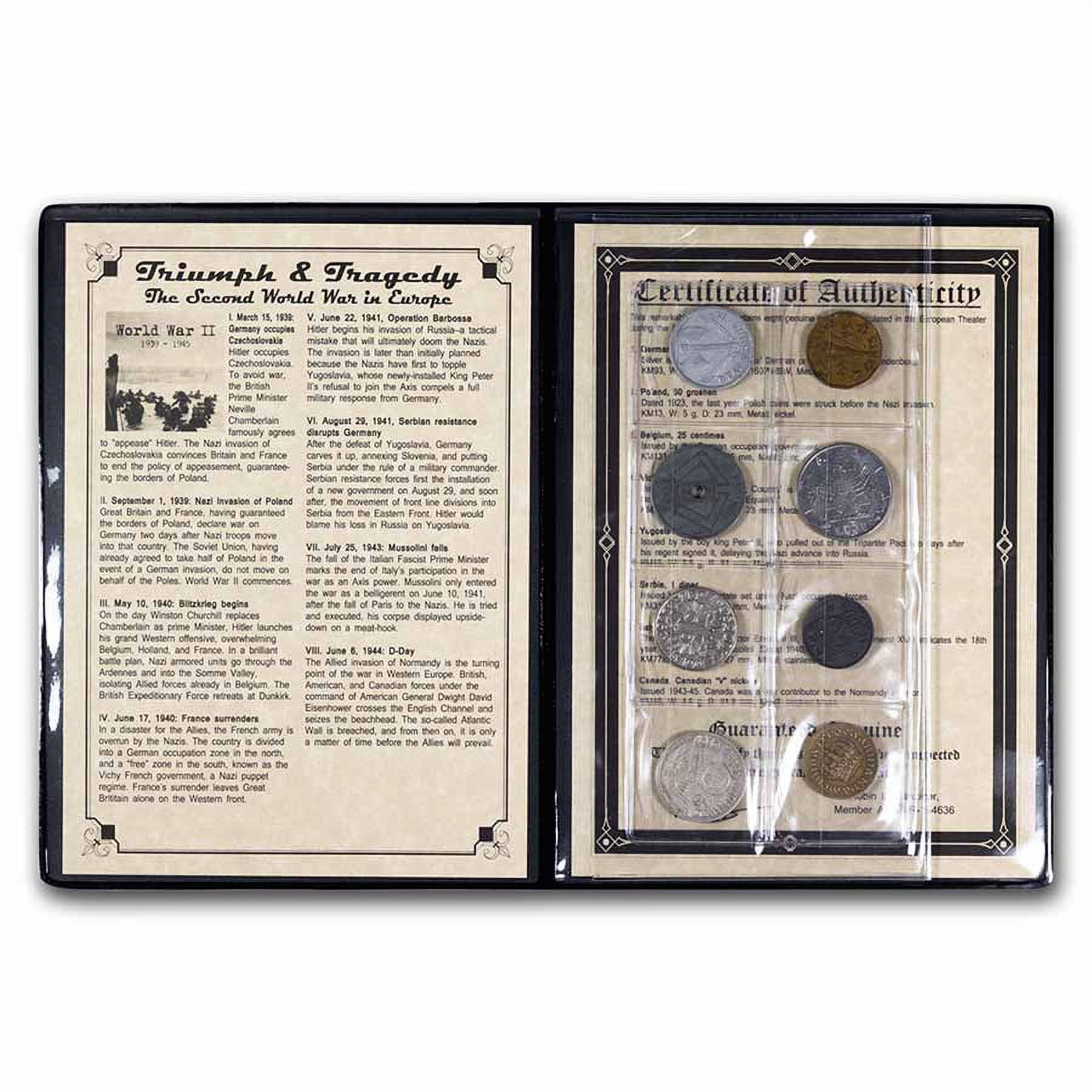 WWII European Theater Triumph & Tragedy 8-Coin Set - Walmart.com