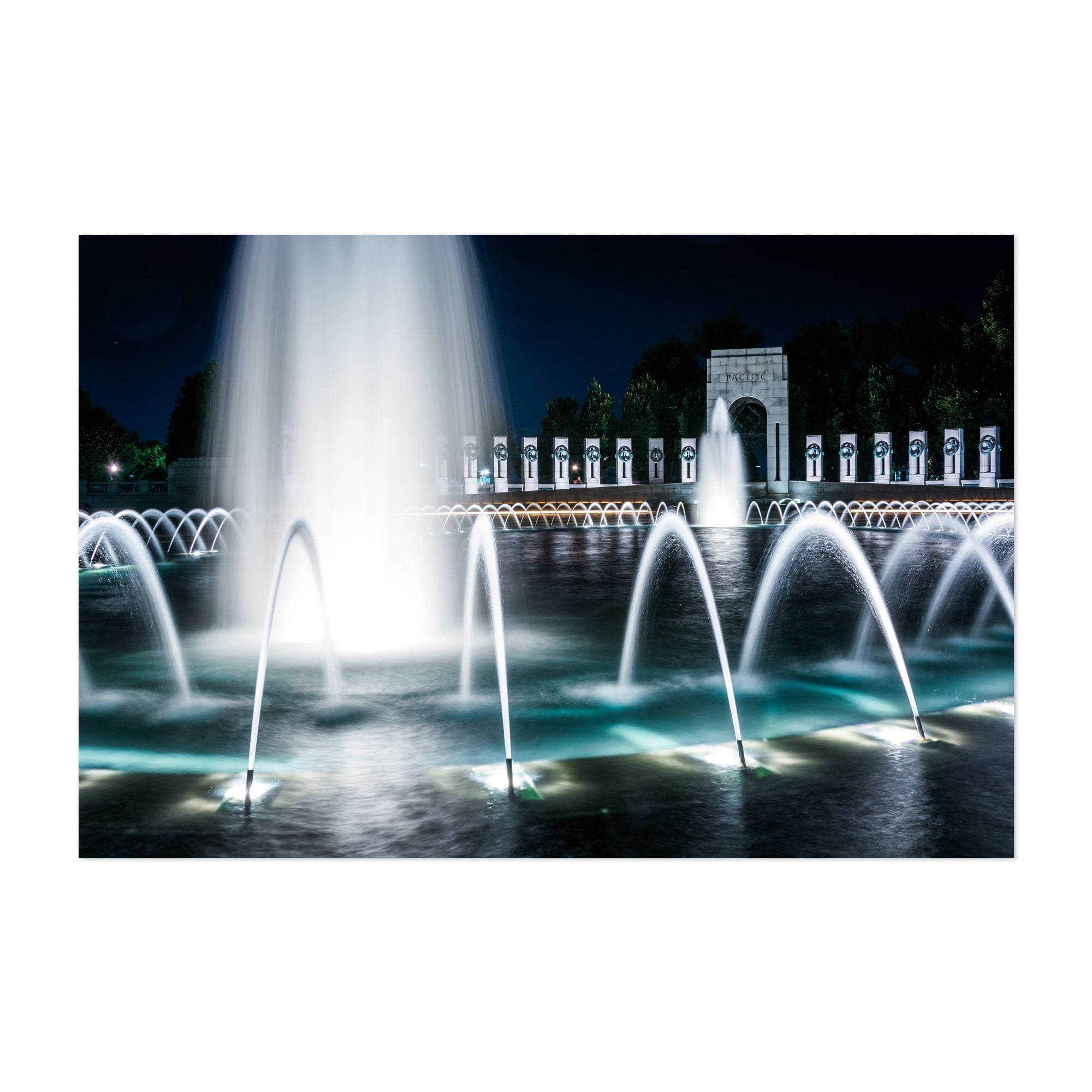 WWII Memorial 02 - Washington District of Columbia Photography Night ...