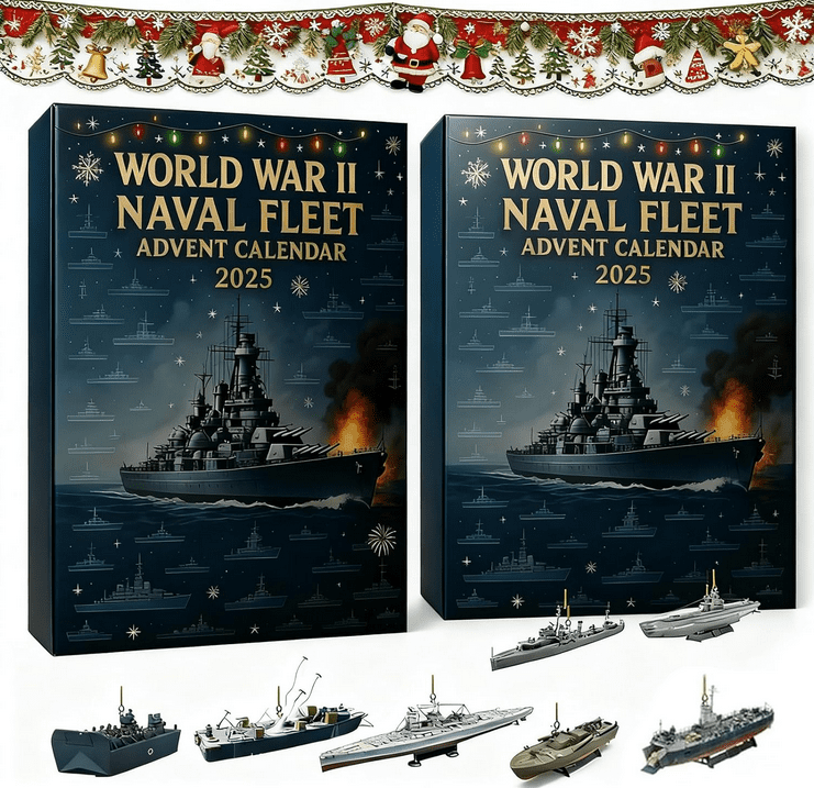 WWII Naval Fleet Advent Calendar 2025 – 24 Days Of Iconic Warships ...