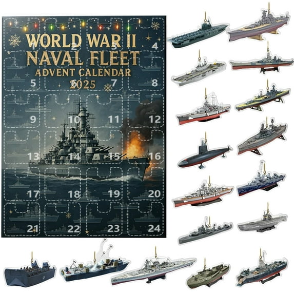 WWII Naval Fleet Advent Calendar 2025 – 24 Days Of Iconic Warships ...