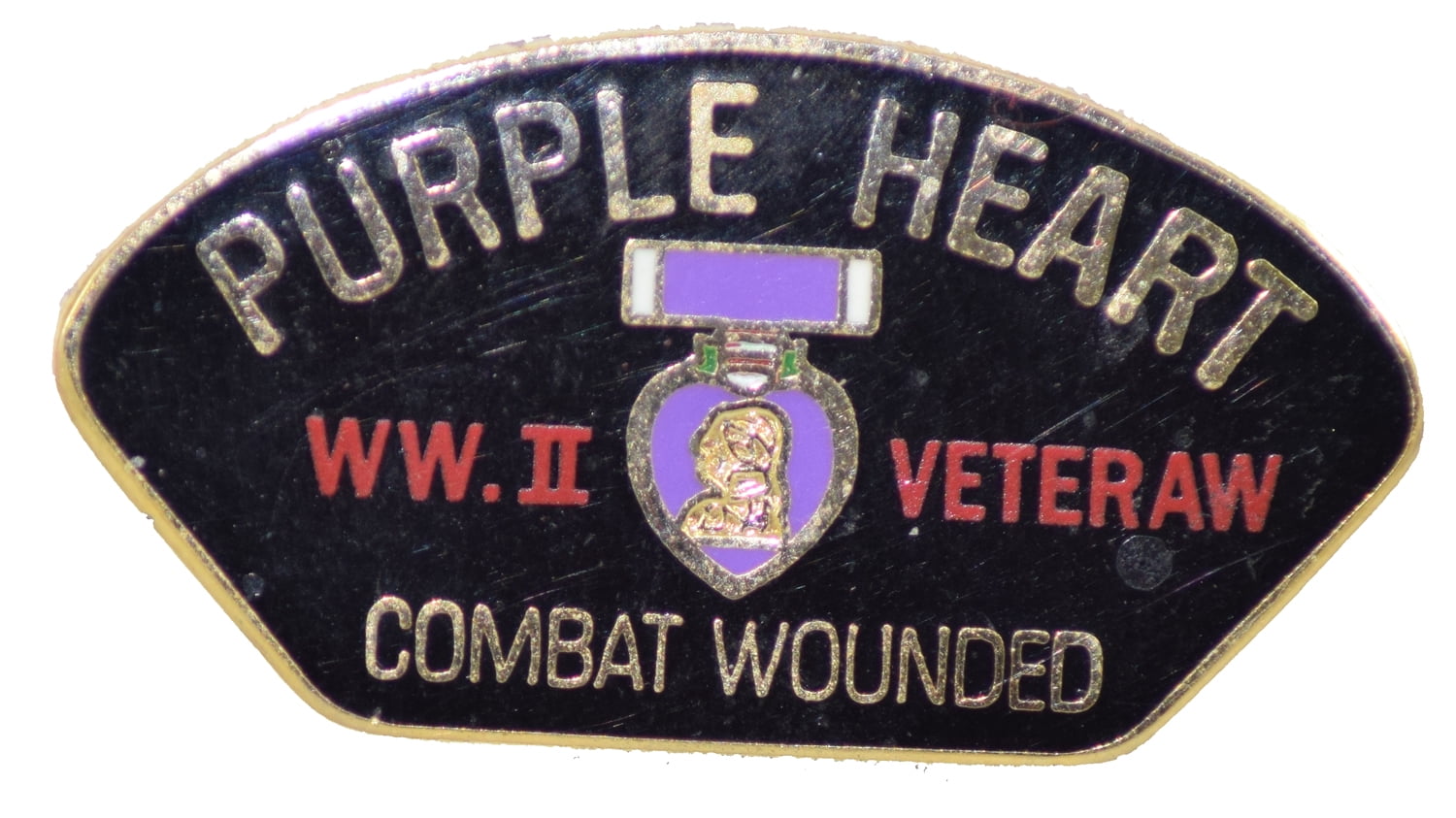 WWII PURPLE HEART COMBAT WOUNDED HAT PIN - Walmart.com
