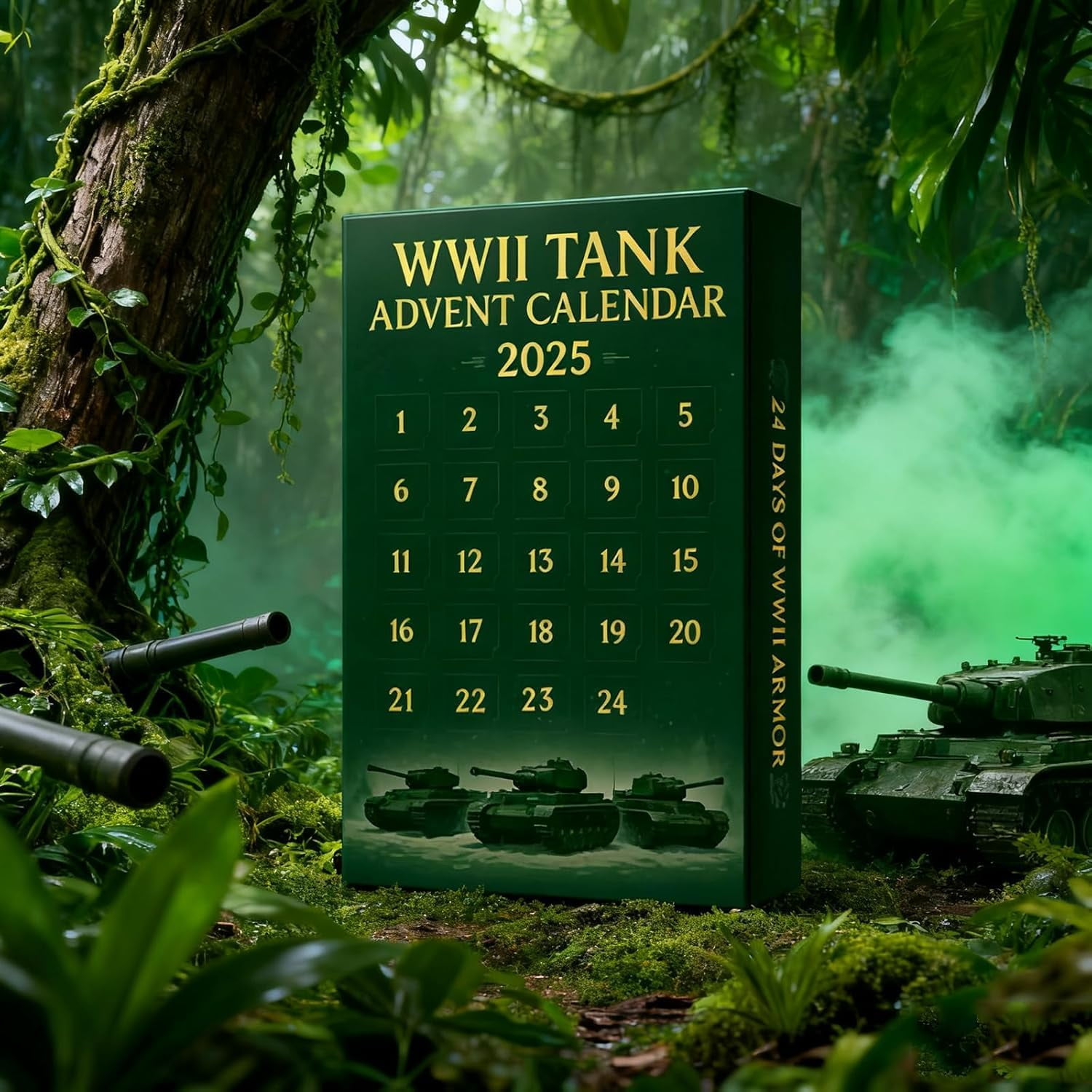 WWII Tank Advent Calendar 2025 - 24 Historical Tank Ornaments ...