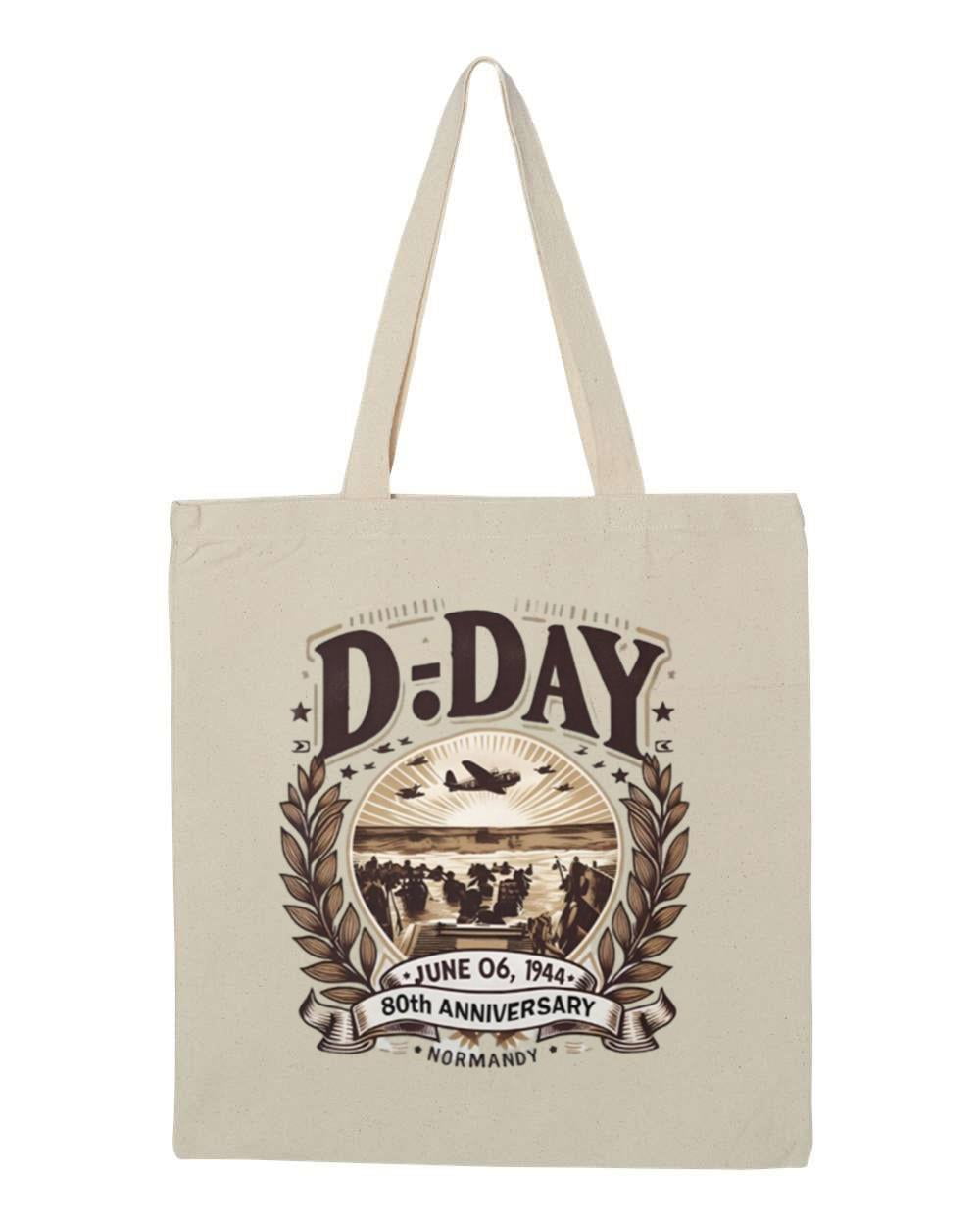 WWII Tribute Tote Bag D-Day Memorial Graphic for June 6 History Fans ...