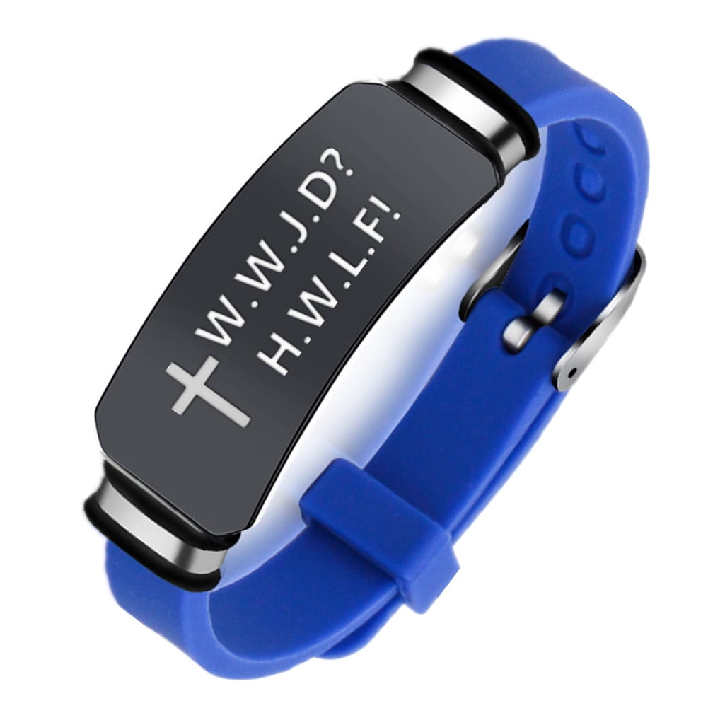 WWJD What Would Jesus Do Christian Faith Silicone Bracelet, HWLF He ...