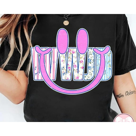 WWJD Smiley Face Summer , Preppy Boho Christian Bible Verse Sublimation ...