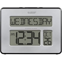 La Crosse Technology Jumbo Atomic Digital Wall Clock with Large Time ...