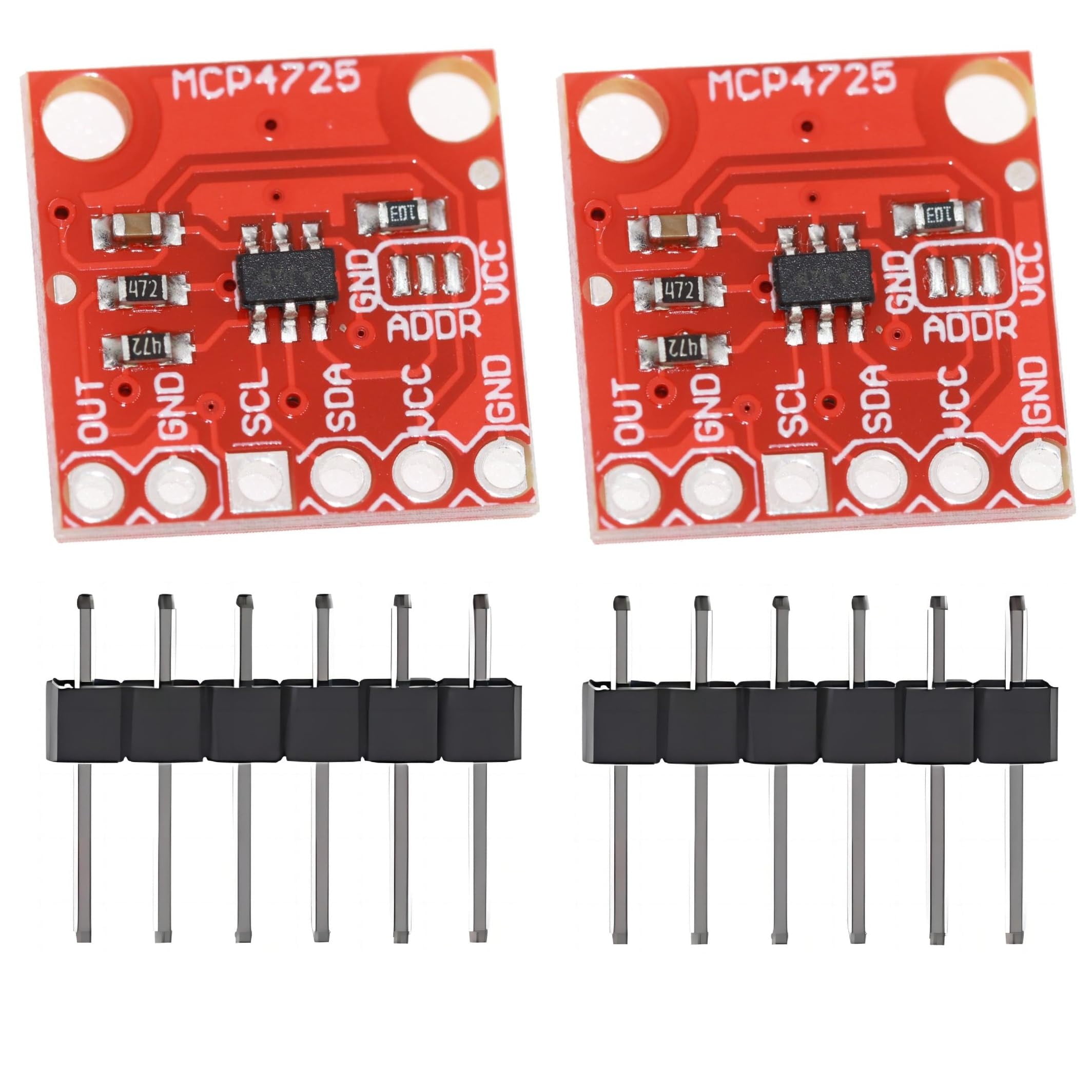 Wwzmdib 2 Pcs Mcp4725 Ssf20 Dac Converter Module 12 Bit I2c Iic
