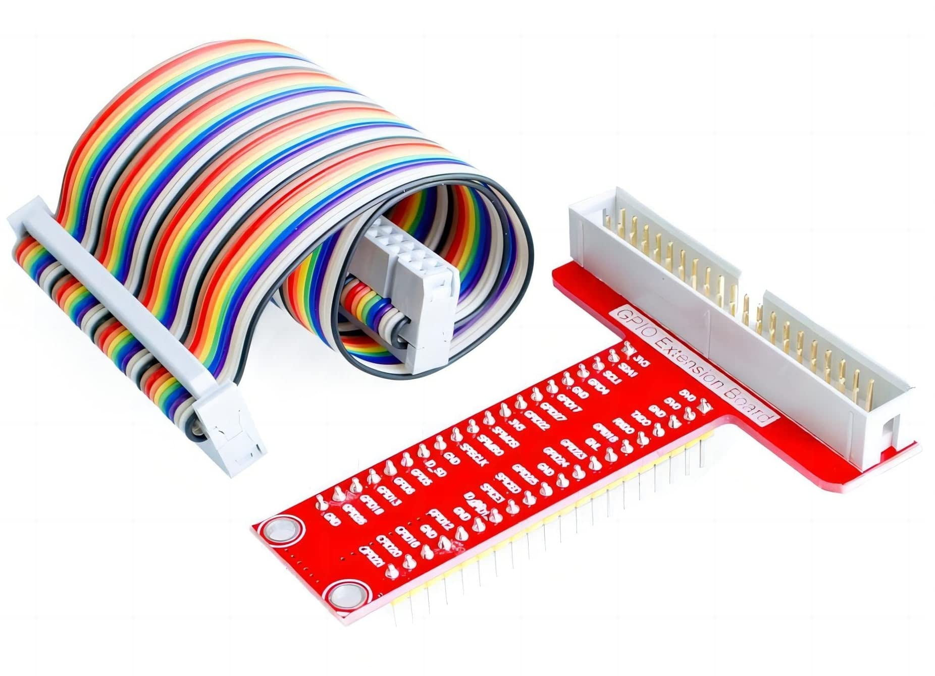 WWZMDiB 40 Pin Male SSF20 to Female GPIO Ribbon Cable + T -Type ...