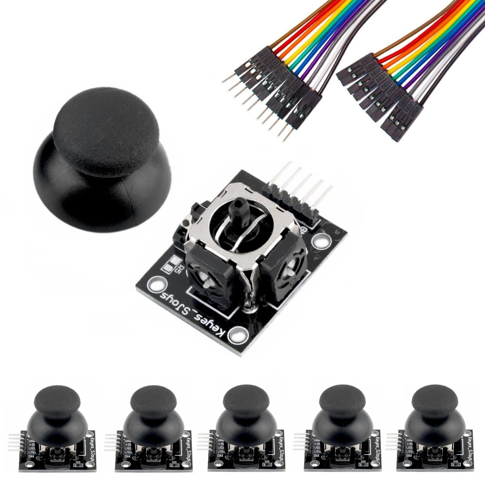 WWZMDiB 6 Pcs Joystick RRF12 Module Compatible with for Arduino ...